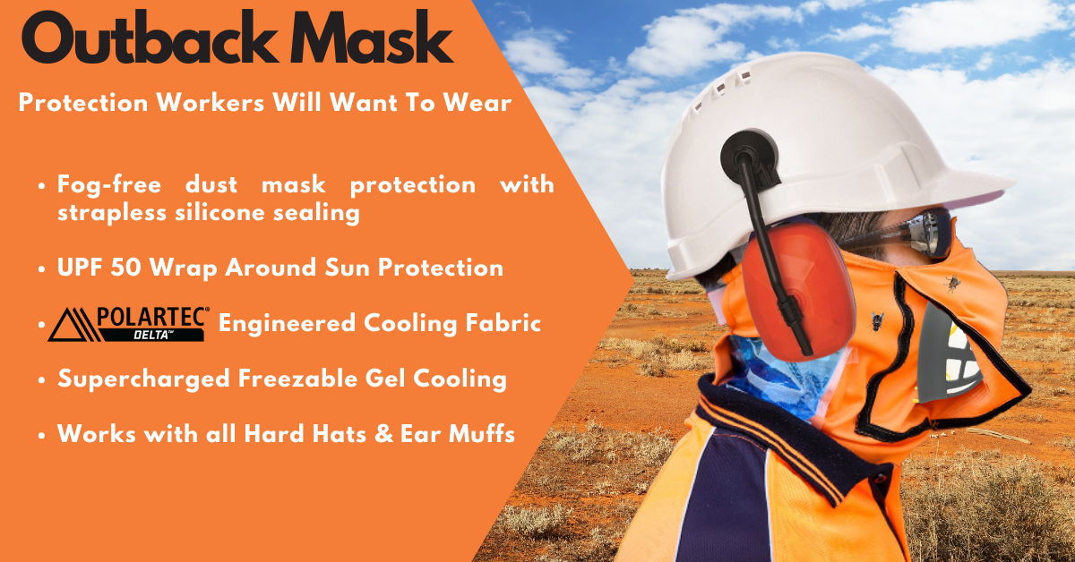 Outback Mask | Comfortable Protection from Dust, Heat, UV & Flies